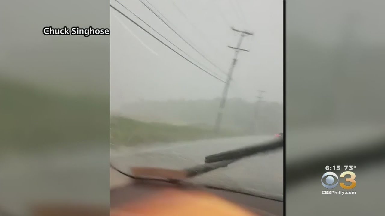 Severe Weather: Hail Causes Big Damage In Butler County, Pa. - YouTube