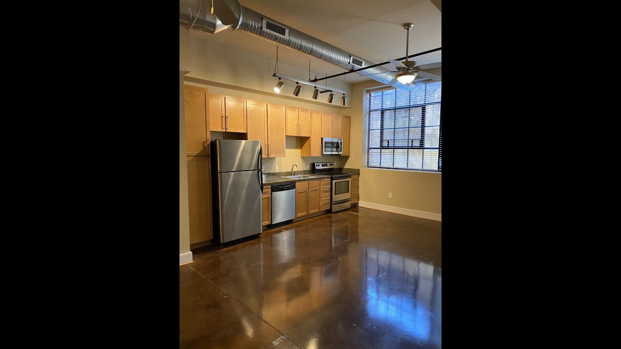 Cotton Mill Lofts Unit 22G Studio - YouTube