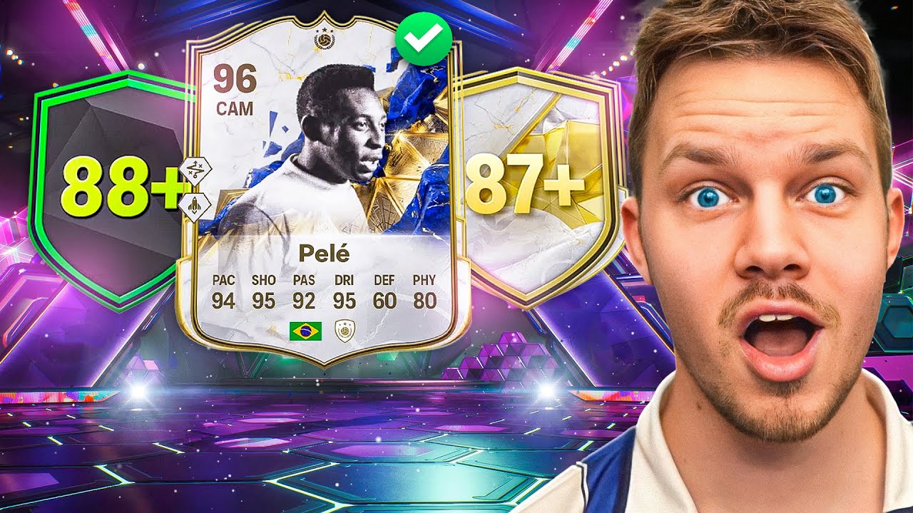 Jeg packer TOTY Icon Pele i kæmpe Icon og Hero packopening! - YouTube
