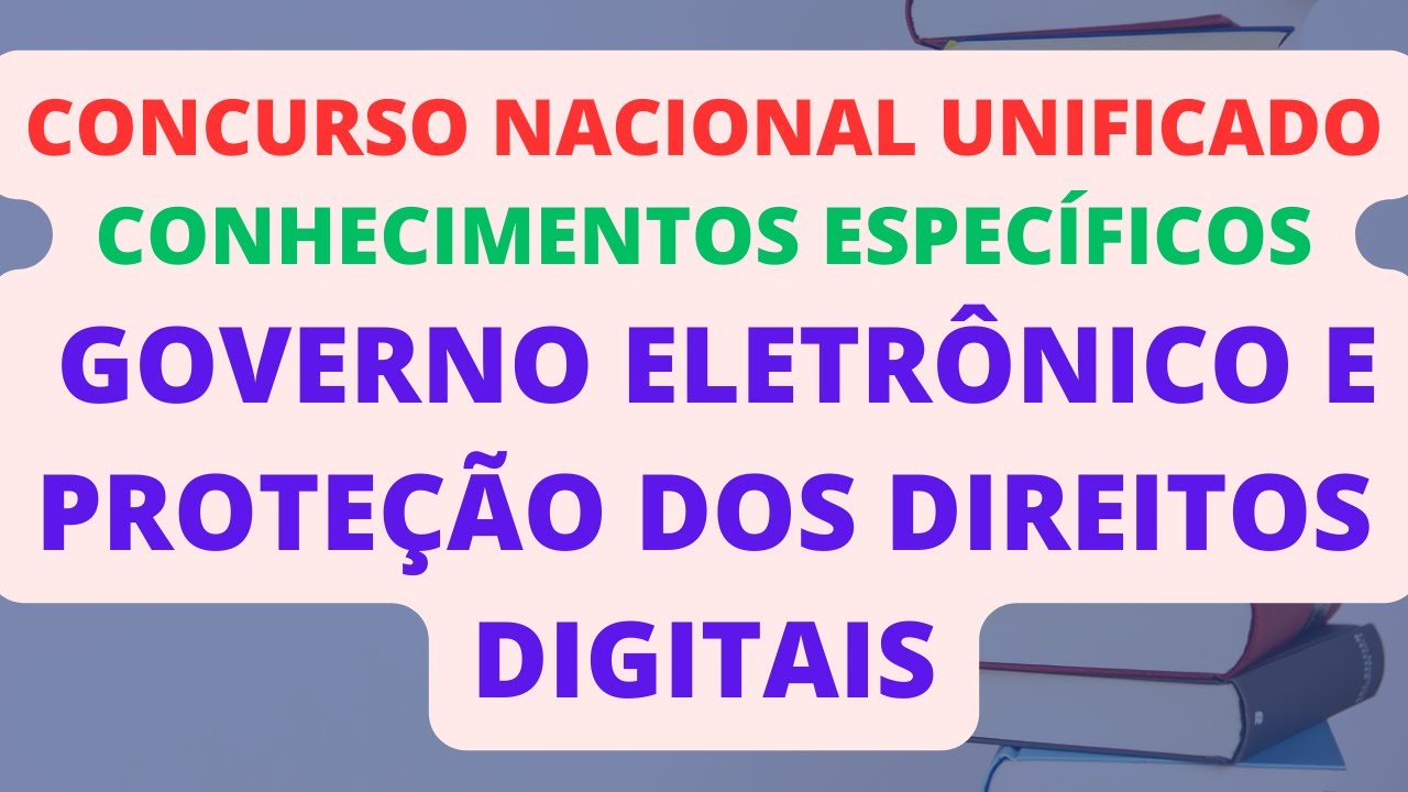 GOVERNO ELETRÔNICO E PROTEÇÃO DOS DIREITOS DIGITAIS | GESTÃO E ...