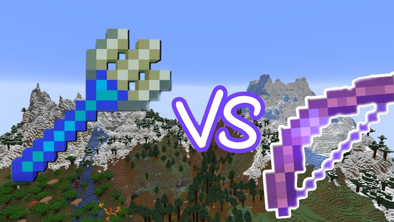 Trident vs Bow | fully enchanted - YouTube