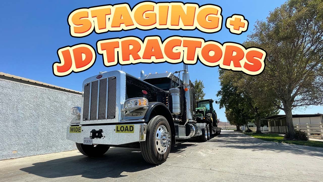 Moving Staging and Tractors! - YouTube