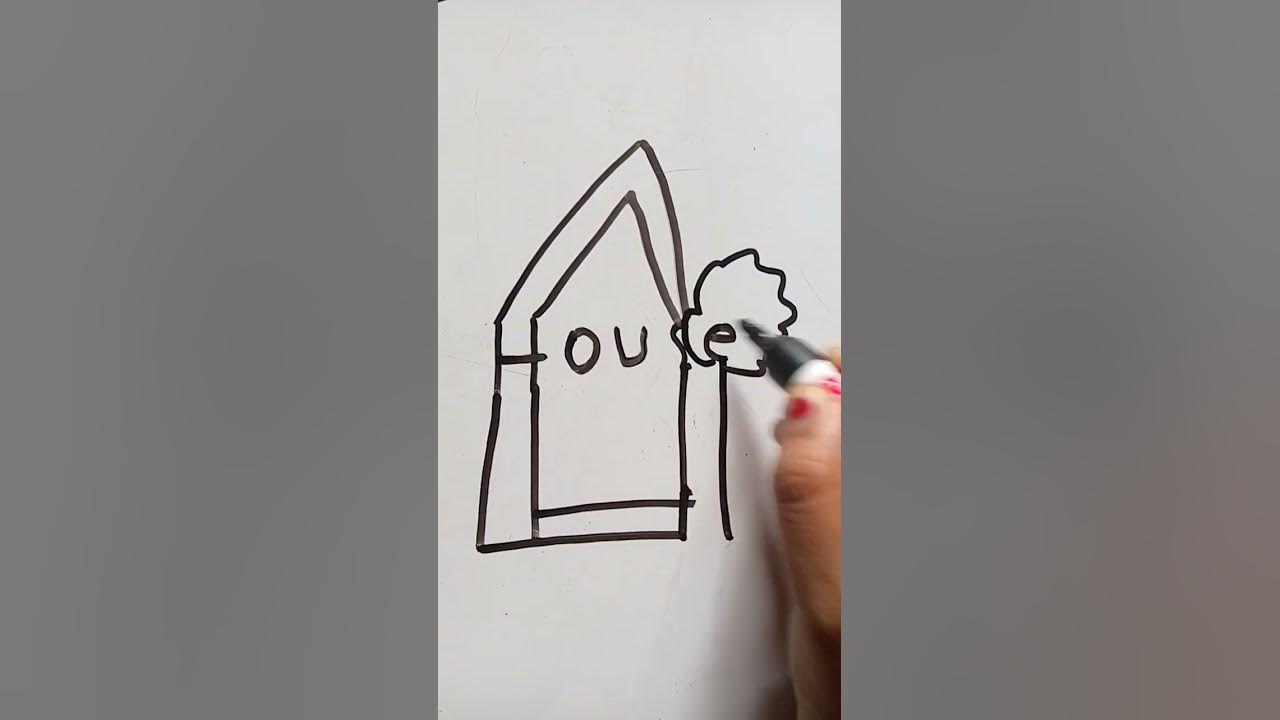 how-to-trun-the-word-house-into-a-house-shorts-viral-youtube