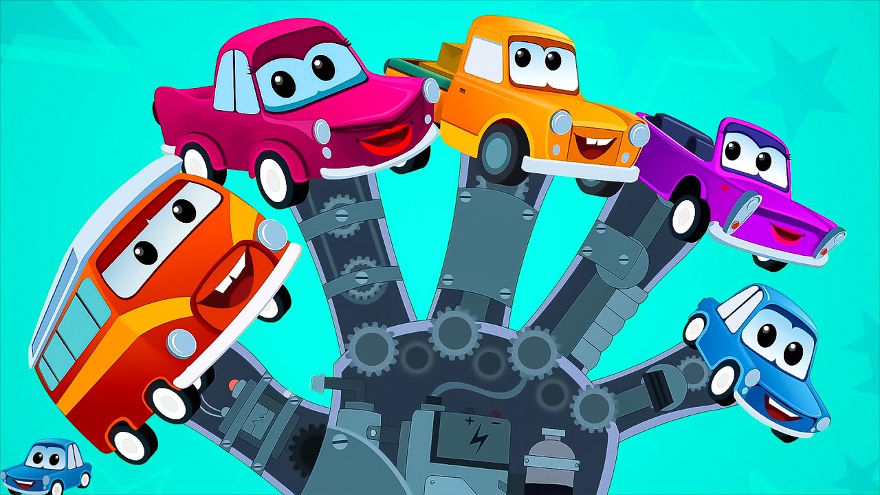 Cars Finger Family Song + More Learning Rhymes for Kids - YouTube