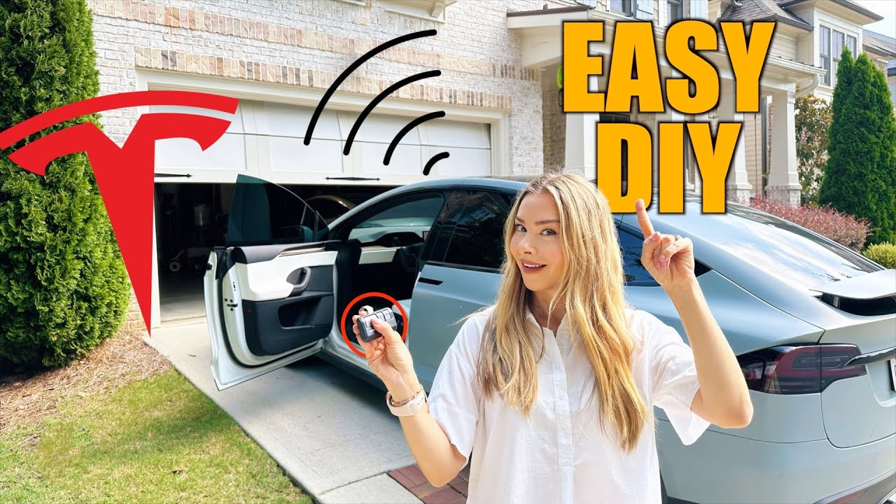 Smart Tesla Garage Hack: Easy DIY Every Tesla Owner Needs - YouTube