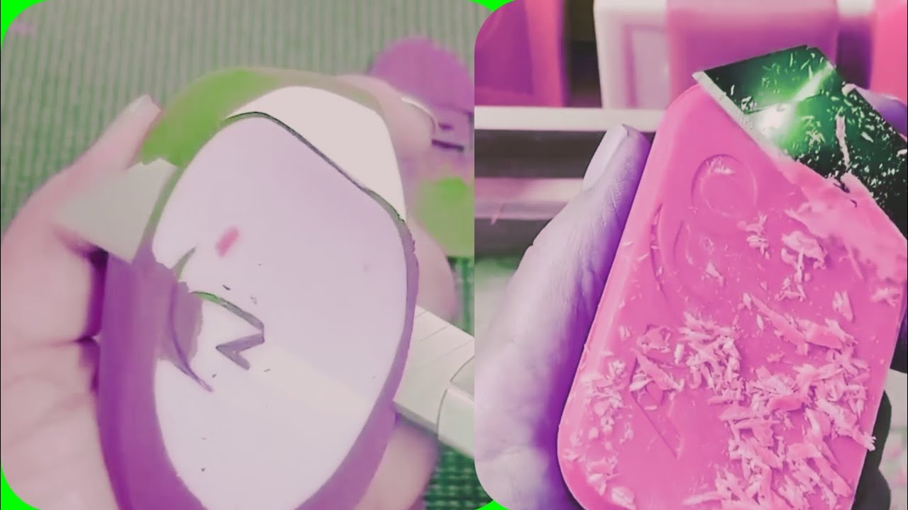 Relaxing ASMR Soap Carving | Satisfying Soap Cutting Videos #192 - YouTube