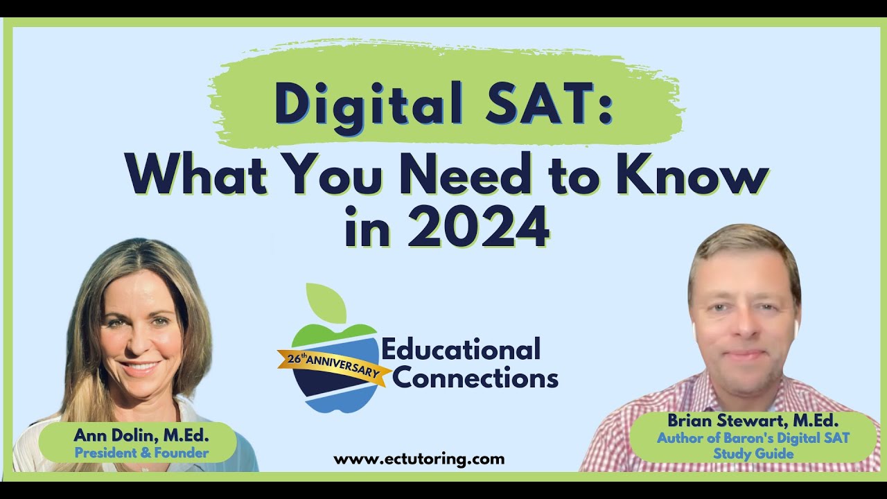Digital SAT: What You Need to Know in 2024 - YouTube