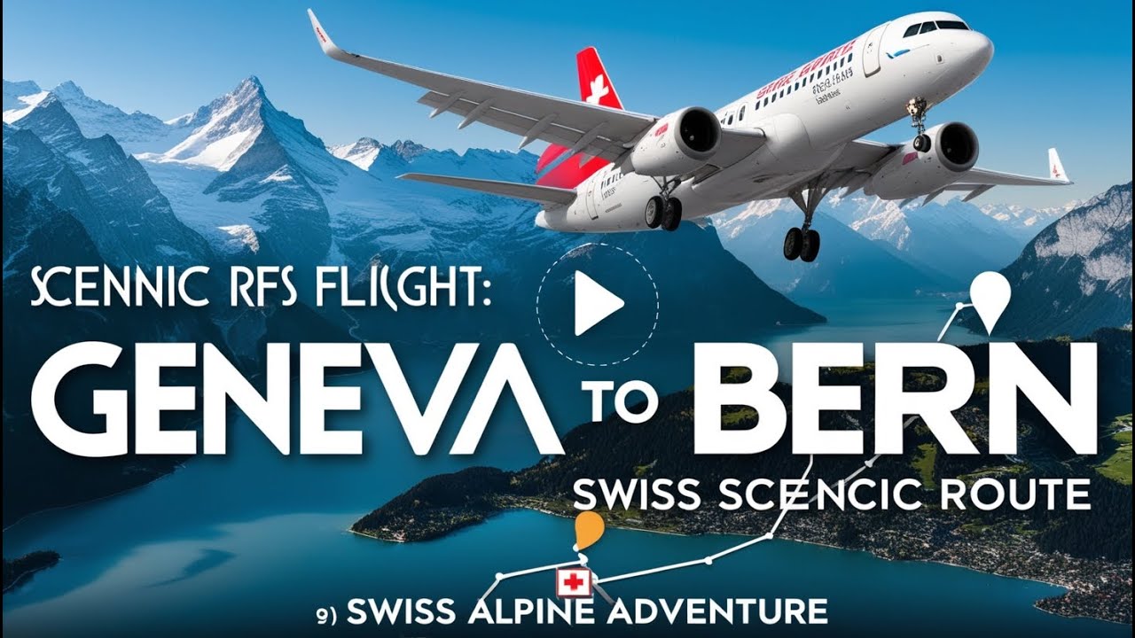 RFS - Scenic Flight from Geneva to Bern | RFS Flight Simulator - YouTube