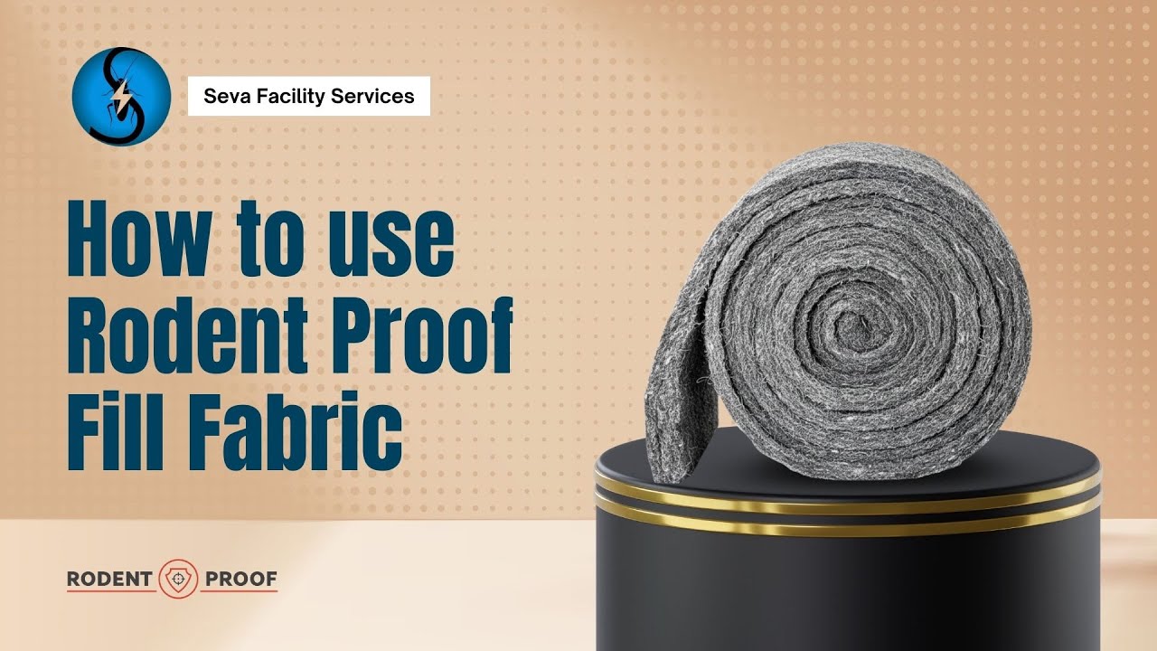 How to use Rodent Proof Fill Fabric Video - YouTube