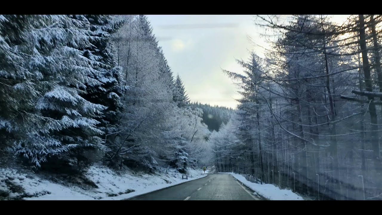 Peak District - Snake Pass -Snow - YouTube