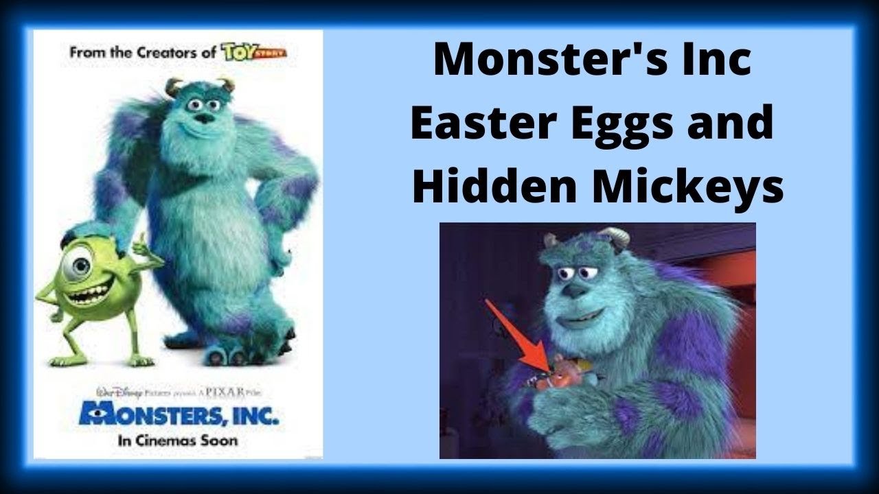 Monsters Inc Easter Eggs - YouTube