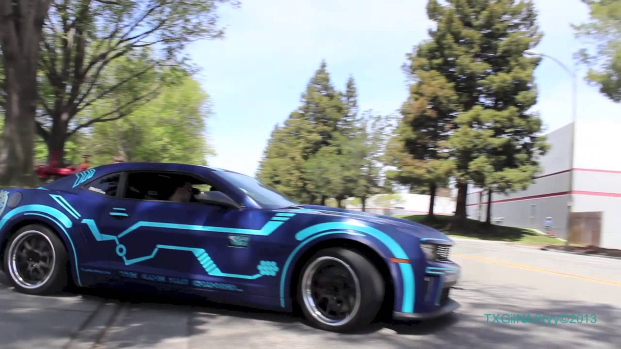 Twin Turbo Tron Camaro - Exhaust Sound - YouTube