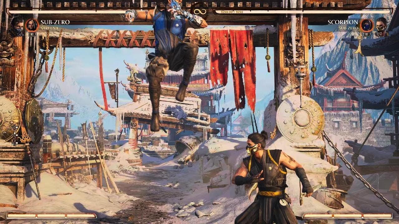 Sub-Zero + Sareena kameo 42% combo - Mortal Kombat 1 - YouTube
