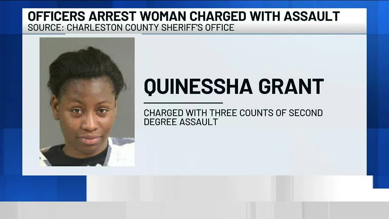 VIDEO: North Charleston Police arrest woman in assault case - YouTube