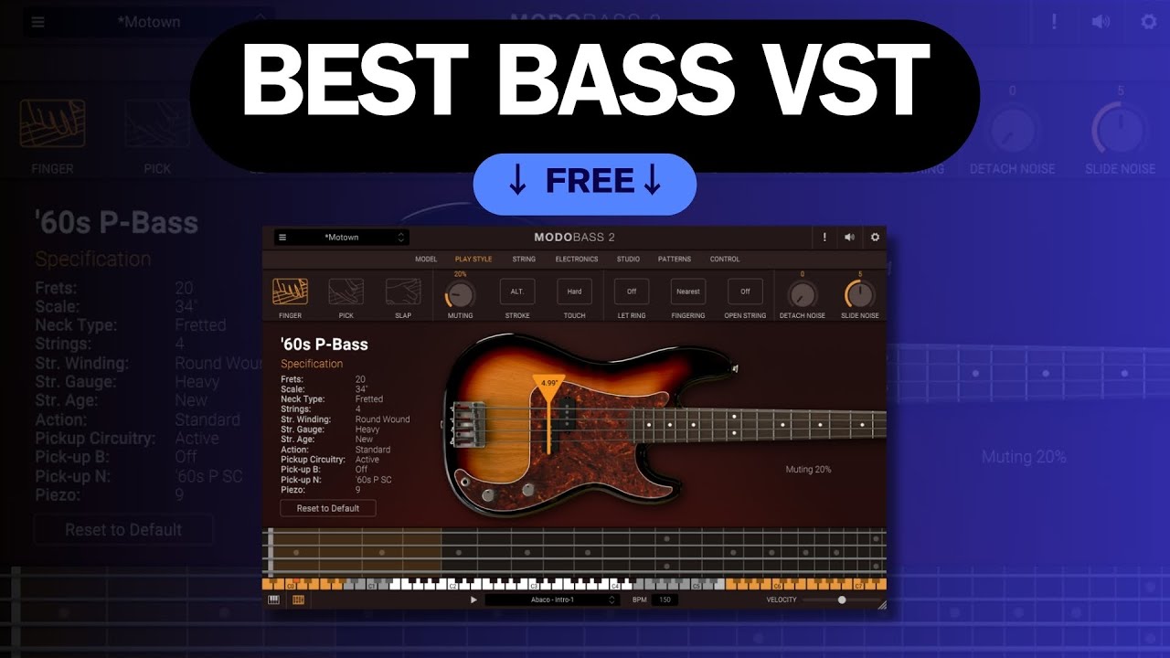 BEST FREE Bass VST Ever? MODO BASS 2 CS by IK Multimedia - YouTube