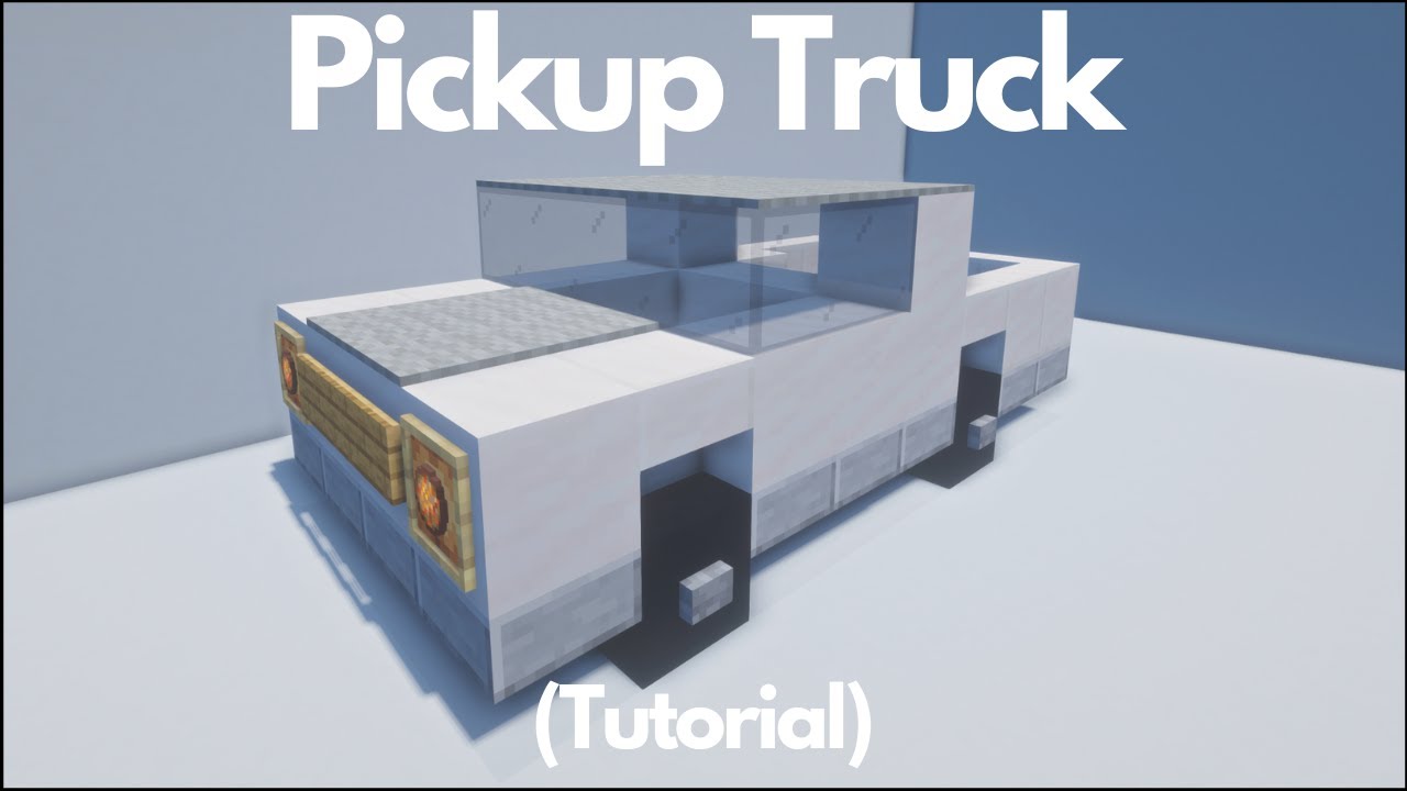 Minecraft: Pickup Truck Tutorial - YouTube