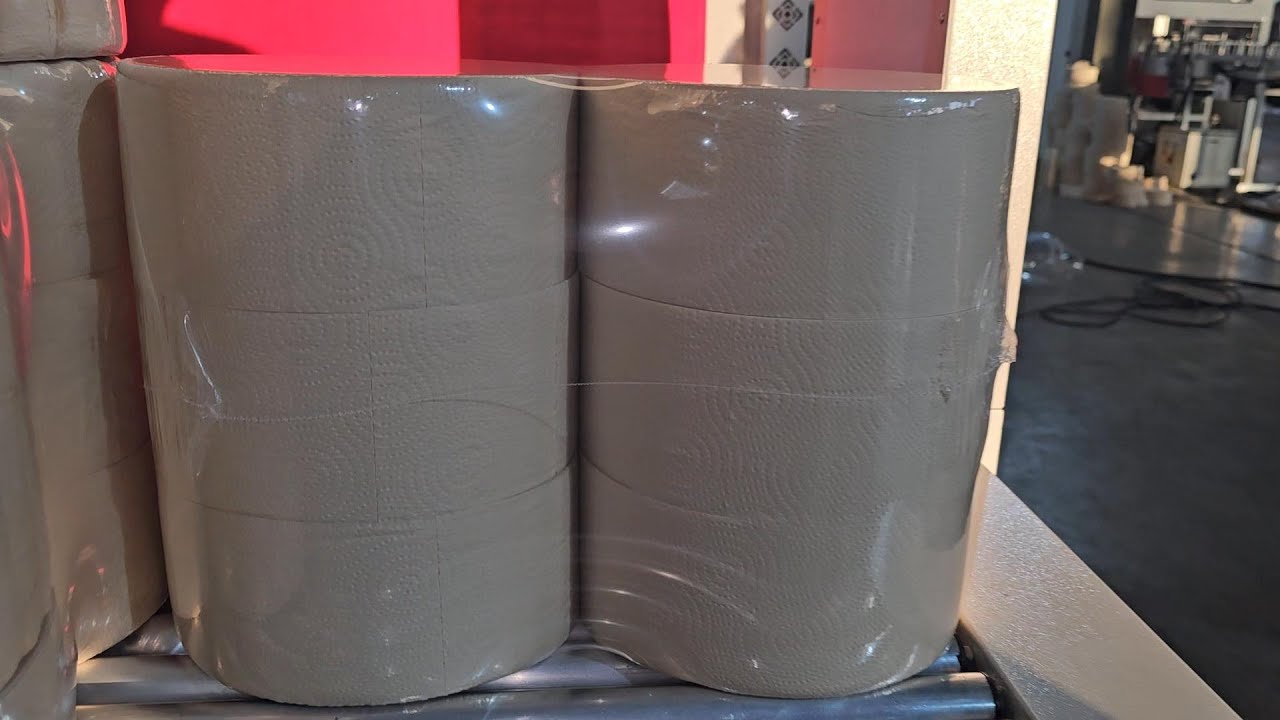 2800 mm Automatic Maxi Roll Rewinding Machine Production Line with 6 ...