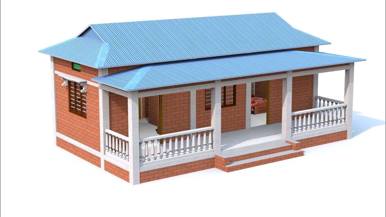 Simple tin set home design | छोटा टिन सेट घरका डिजाइन | small home ...