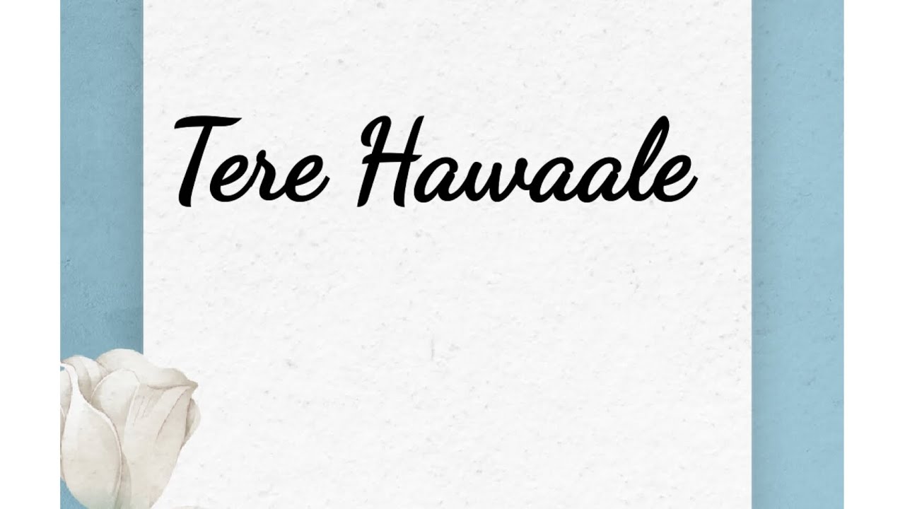 Tere Hawaale Cover - Sreeja Gupta - YouTube