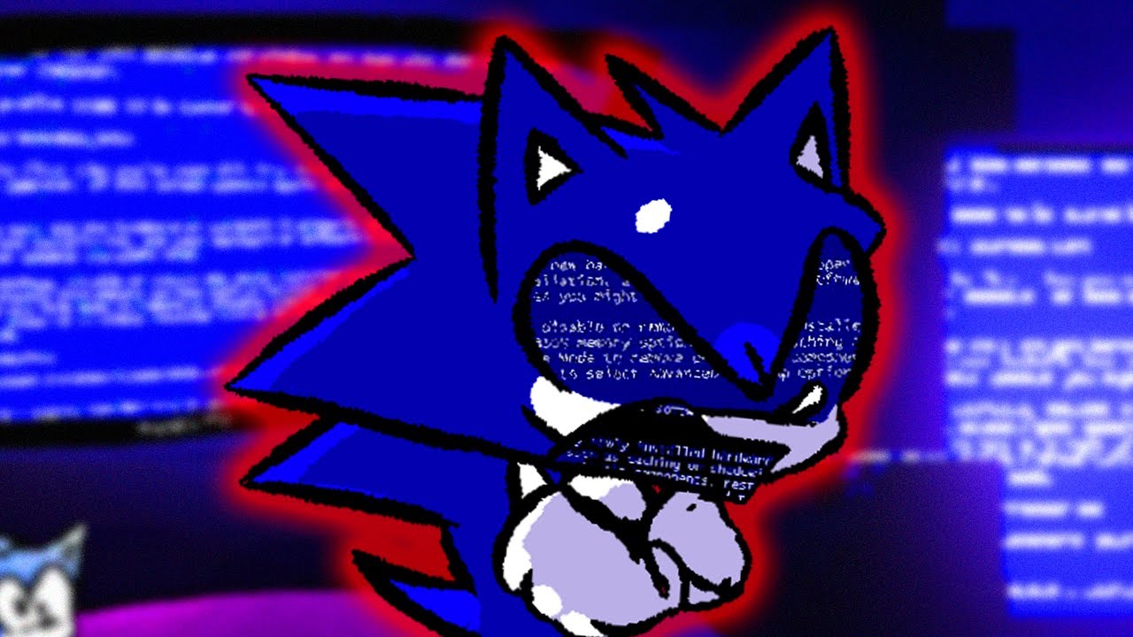 A TELA AZUL DO SONIC.EXE 🔥🔥 || Executable Mania: THE BIRTHDATE DEMO ...