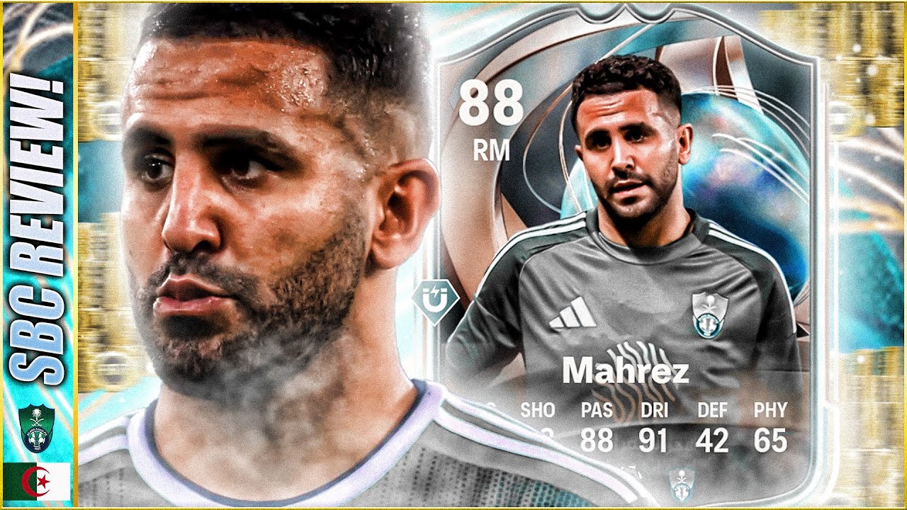 88 RATED GLOBETROTTERS RIYAD MAHREZ SBC REVIEW IN EAFC25!!! - YouTube