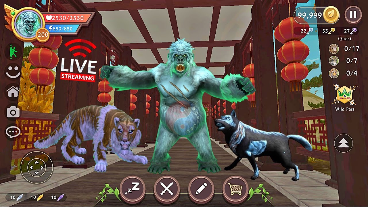 🔴 LIVE | WildCraft: WildPass - Season 4 - LVL & The Wolf: Hunting ...