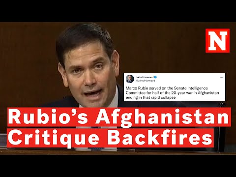 Marco Rubio's Critique Of Afghanistan Foreign Policy Backfires On Twitter