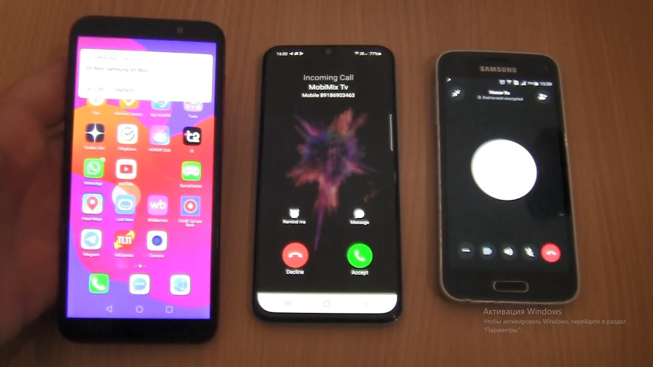 Iphone Fake call+WhatsApp Incoming call at the Same Time Samsung Galaxy ...