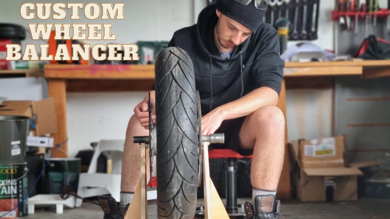 Diy Custom Motorcycle Wheel Balancer - YouTube