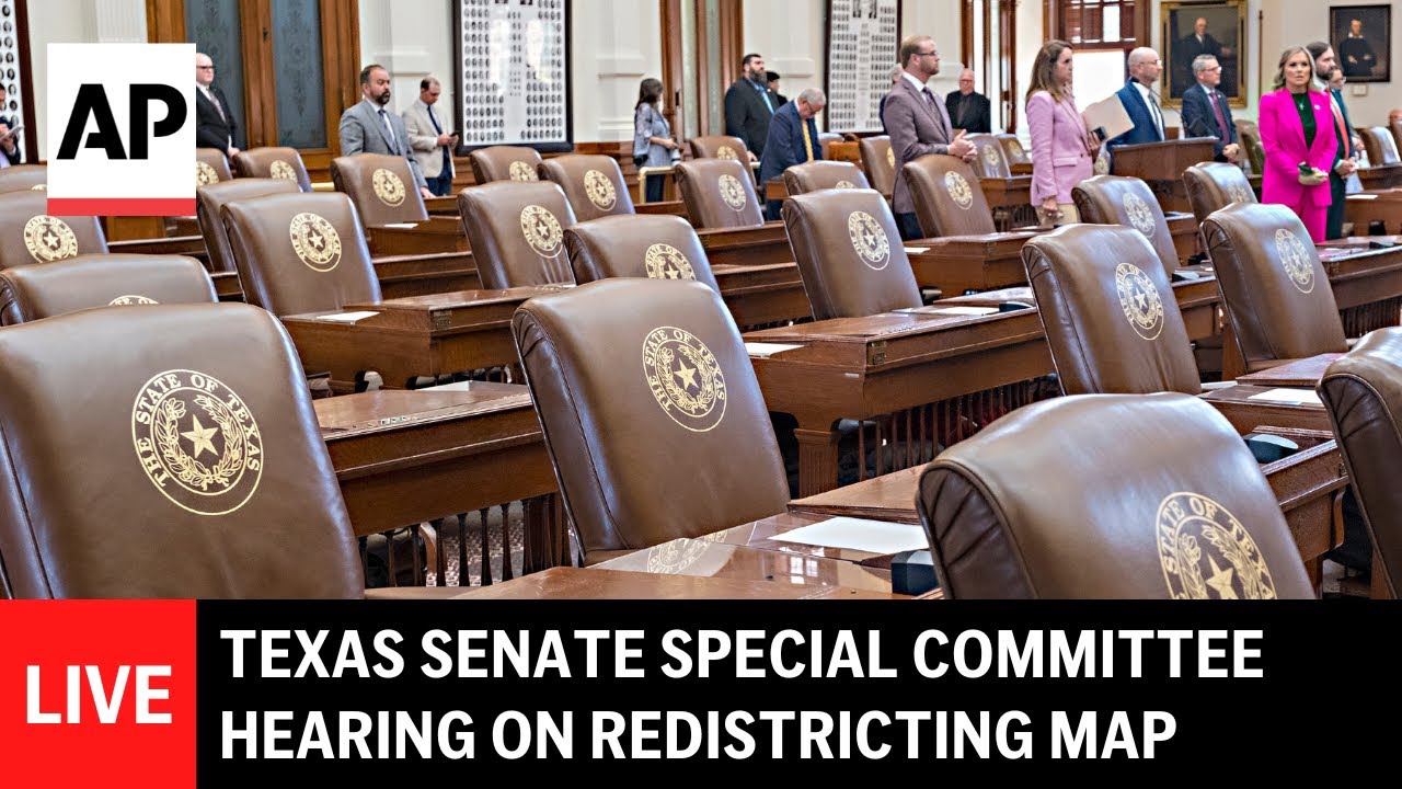 LIVE: Texas Senate special committee hearing on redistricting map - YouTube