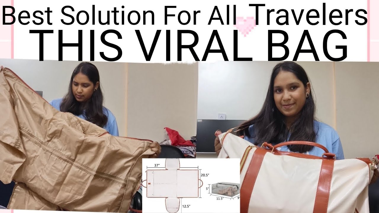 VIRAL DUFFLE BAG 🤩🧳😧BEST SOLUTION FOR CARYING ALL THE STUFF Ish ...