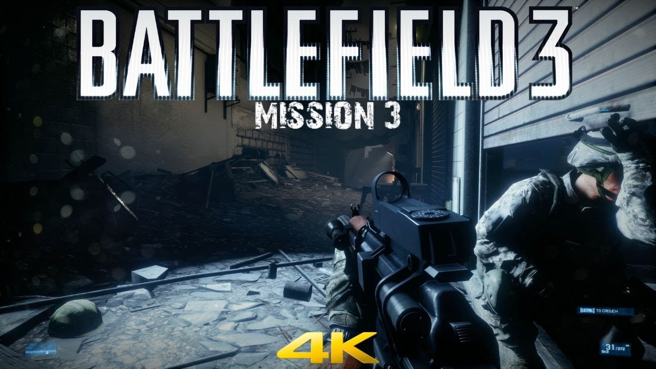 Battlefield 3 Uprising Mission 3 4K - YouTube