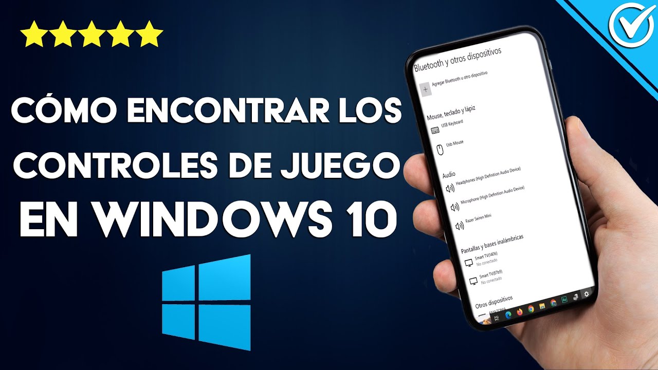 Cómo encontrar los controles de juego en mi PC WINDOWS 10 - YouTube