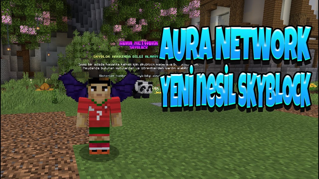YENİ NESİL SKYLBOCK SERVER - AURA NETWORK - 1.20.4 #minecraft #minecraftvideos #keşfet #fyp # ...