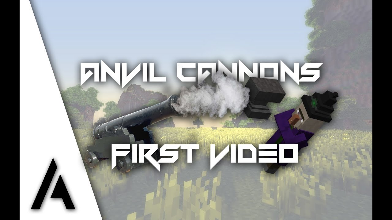 Minecraft - Anvil Cannons Tutorial - First Video - YouTube