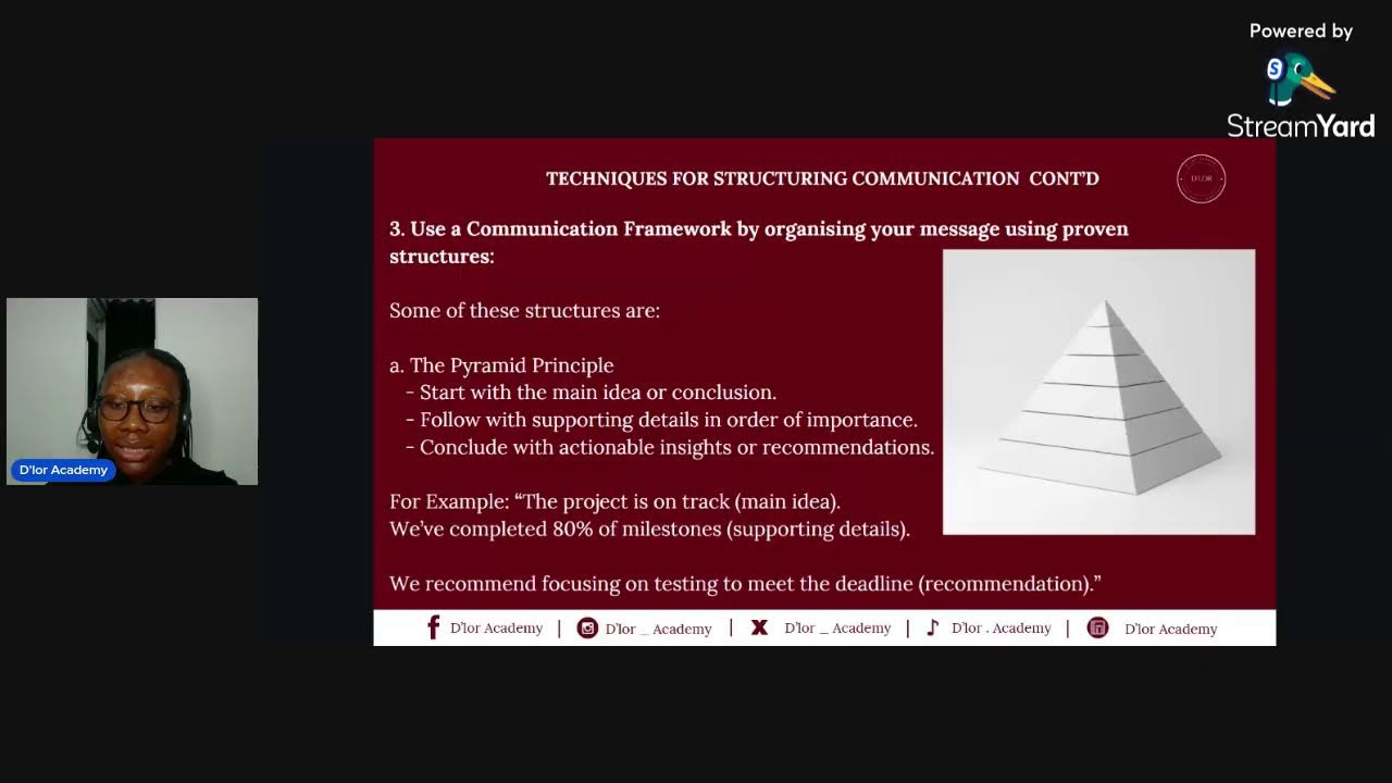 DAY 8 AND 9 - THE COMMUNICATION EDGE FOR ENTRY LEVEL TECHIES - YouTube