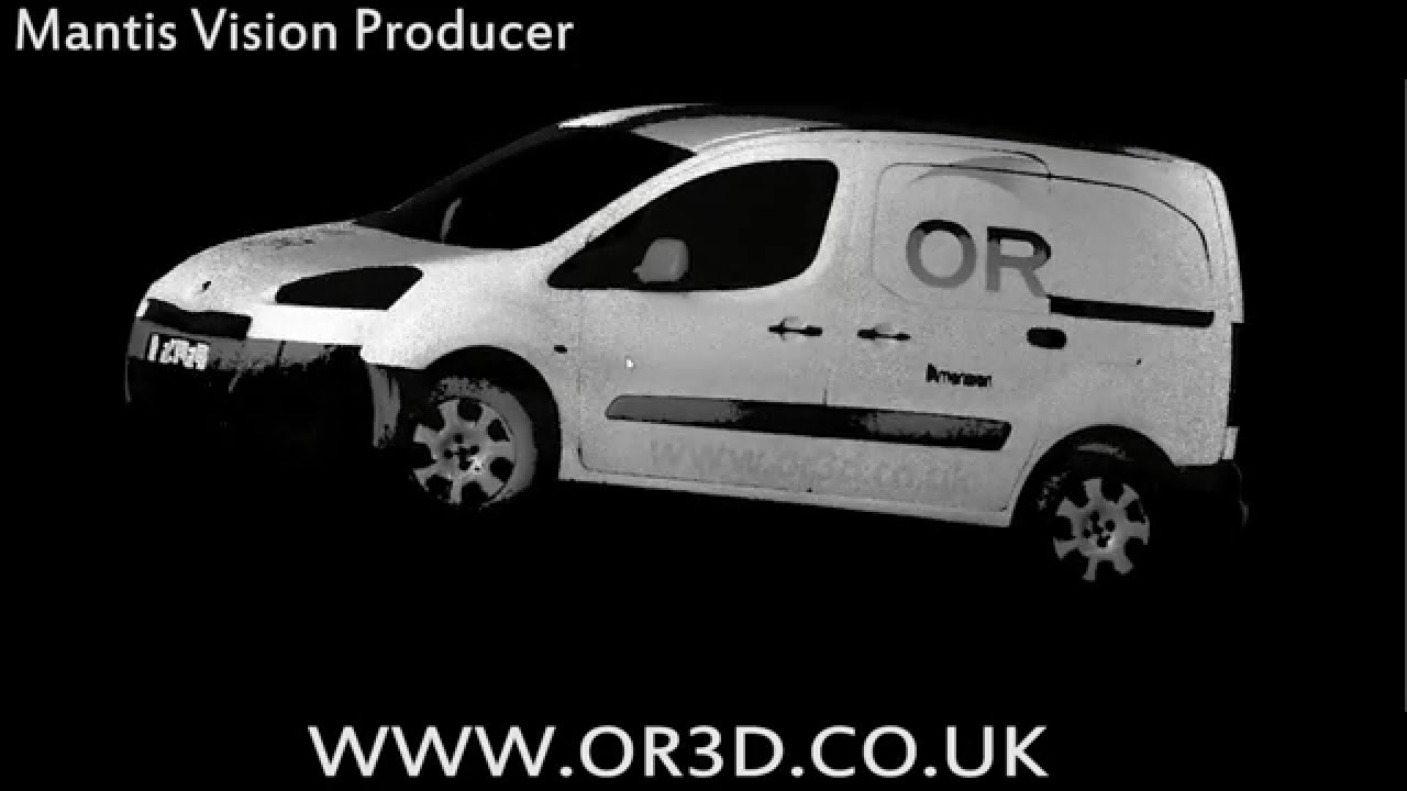 3D van scan in 60 seconds - YouTube
