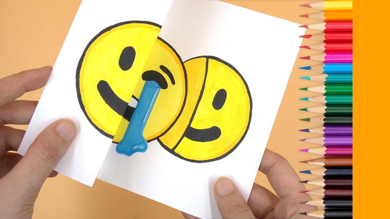 Hogyan rajzoljunk mosolygós és sírós emoji-t? | Meglepetés rajz ...