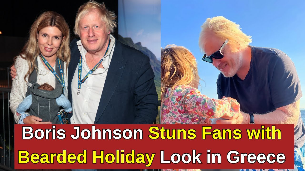 boris johnson / Boris Johnson New Bearded Look | Family Holiday in ...