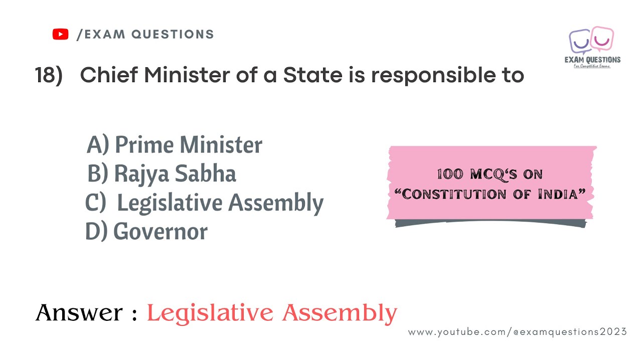 GK | POLITY QUESTIONS | Constitution of India | Group-II I AP I SSC ...