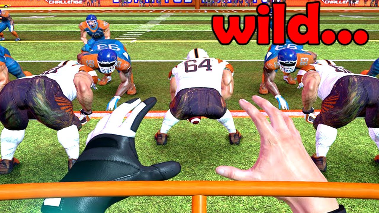 Virtual Reality football is wild - YouTube