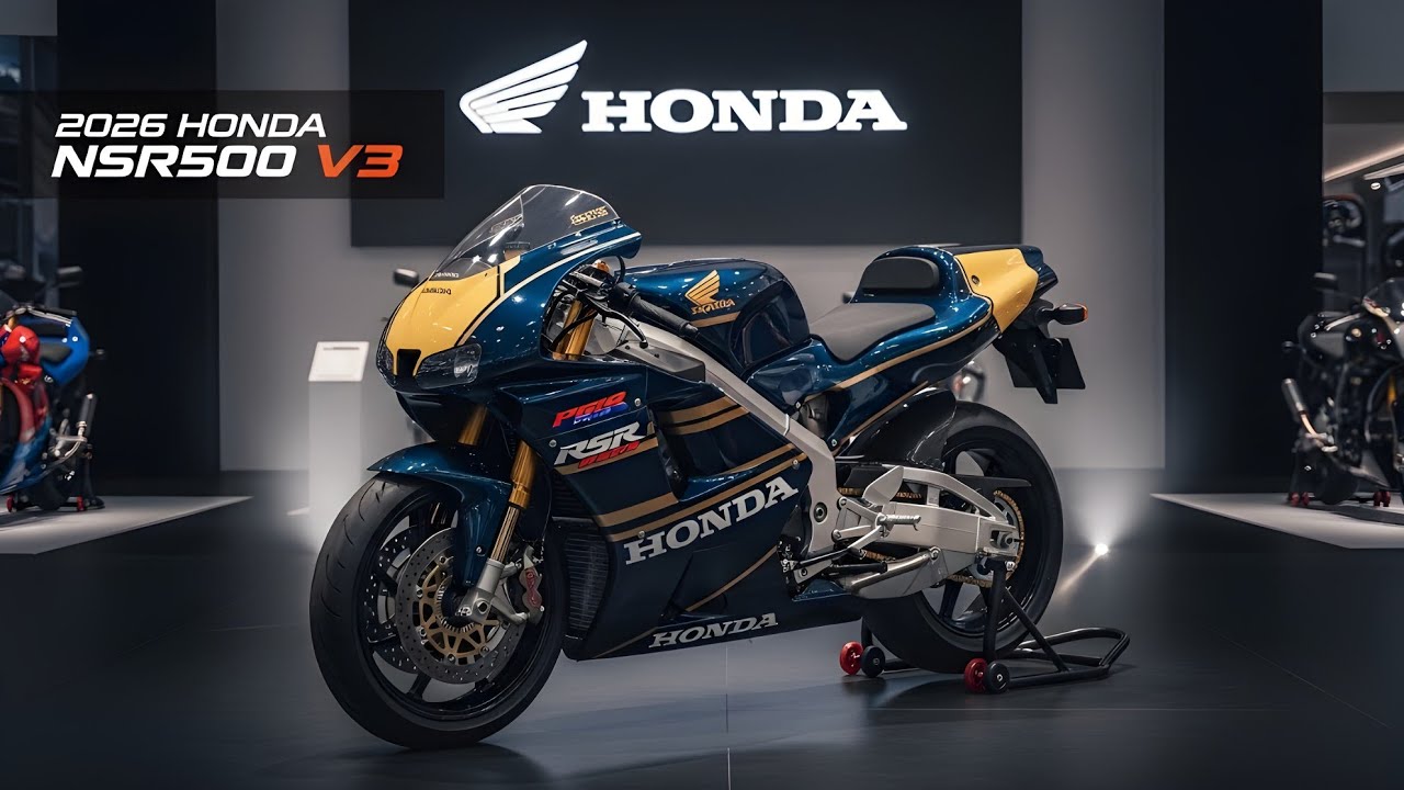 New Look🚨2026 Honda NSR 500 V3 Finally Launched!!!🔥 - YouTube