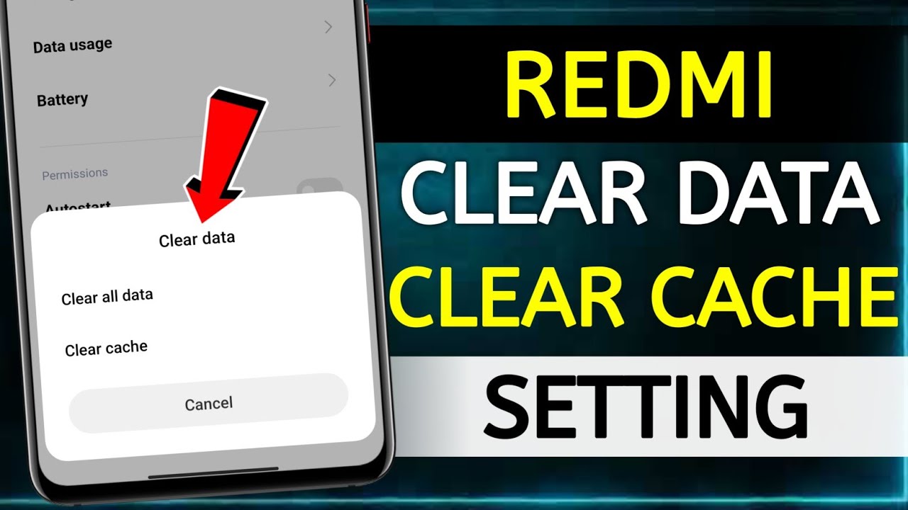 Redmi Me Clear Data Kaise Kare | how to clear cache in redmi | redmi ...