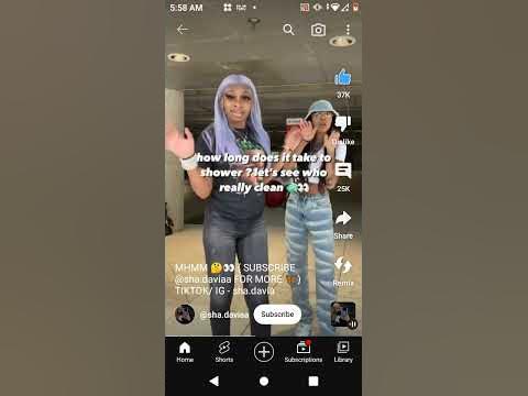 How long do take showers seeing how clean u is - YouTube