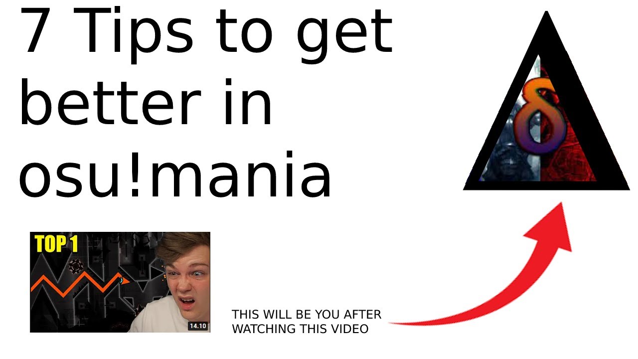 How to get better in osu!mania (all skill levels) - YouTube