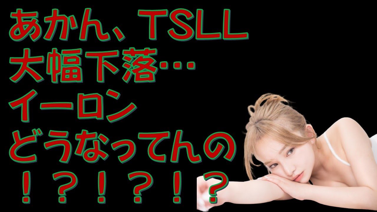 第518回目ﾔﾊﾞｲﾔﾊﾞｲﾔﾊﾞｲ！なんか知らんけどまたTSLL下落…ﾊｧﾊｧ、イーロンお金返して！ - YouTube