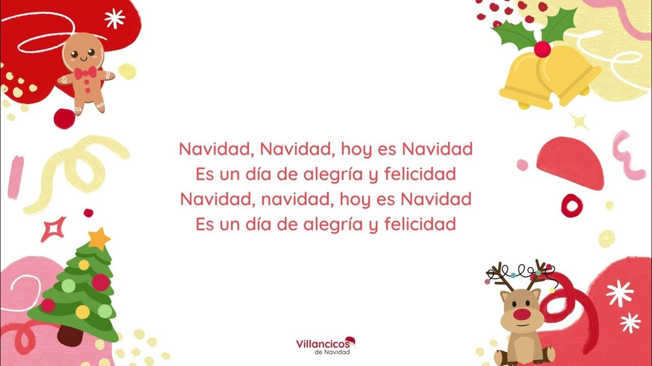 Villancicos: Hoy Es Navidad [+Letra] - YouTube