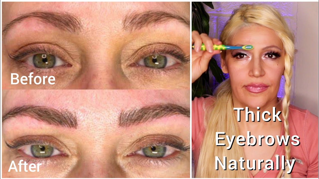 How To Regrow Eyebrows Naturally | Grow Thicker Eyebrows - YouTube