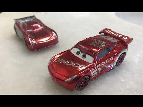 Disney Cars Racing Red Dinoco Cruz Ramirez Review - YouTube
