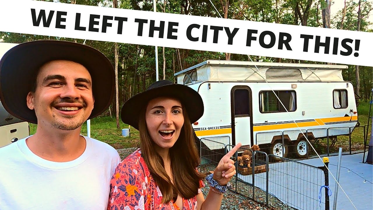 VanLife in Australian Wilderness - Off Grid Caravan Tour - YouTube